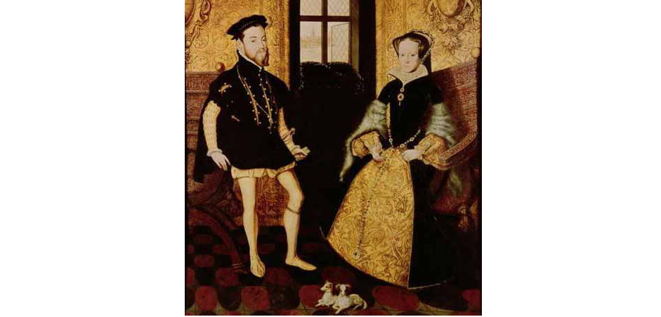 PHILIP OF SPAIN ON THE DEATH OF HIS WIFE, QUEEN MARY I OF ENGLAND ...
